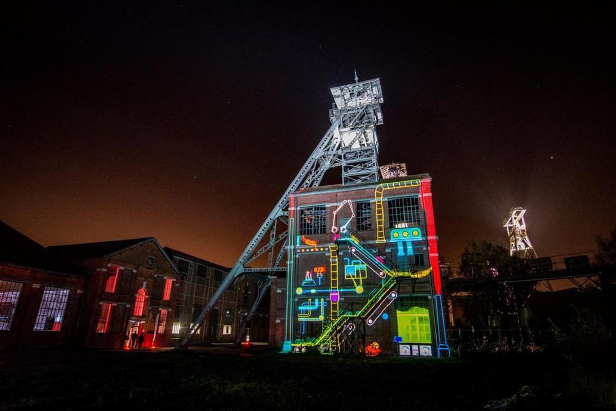Video Mapping Festival Wallers 2026 Arenberg Creative Mine projections