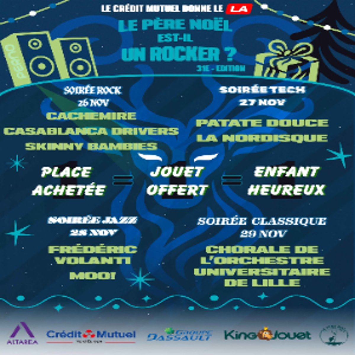 Festival Le Père Noël est-il un Rocker ? 2026 Lille programme et ...